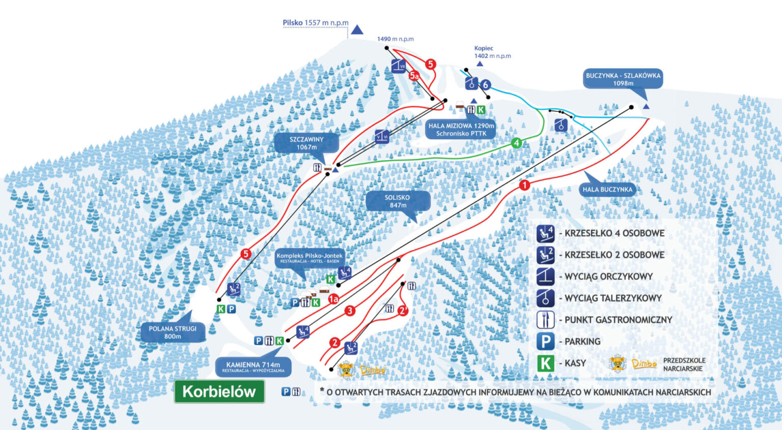 Stacja narciarska – Kompleks Pilsko-Jontek w Korbielowie
